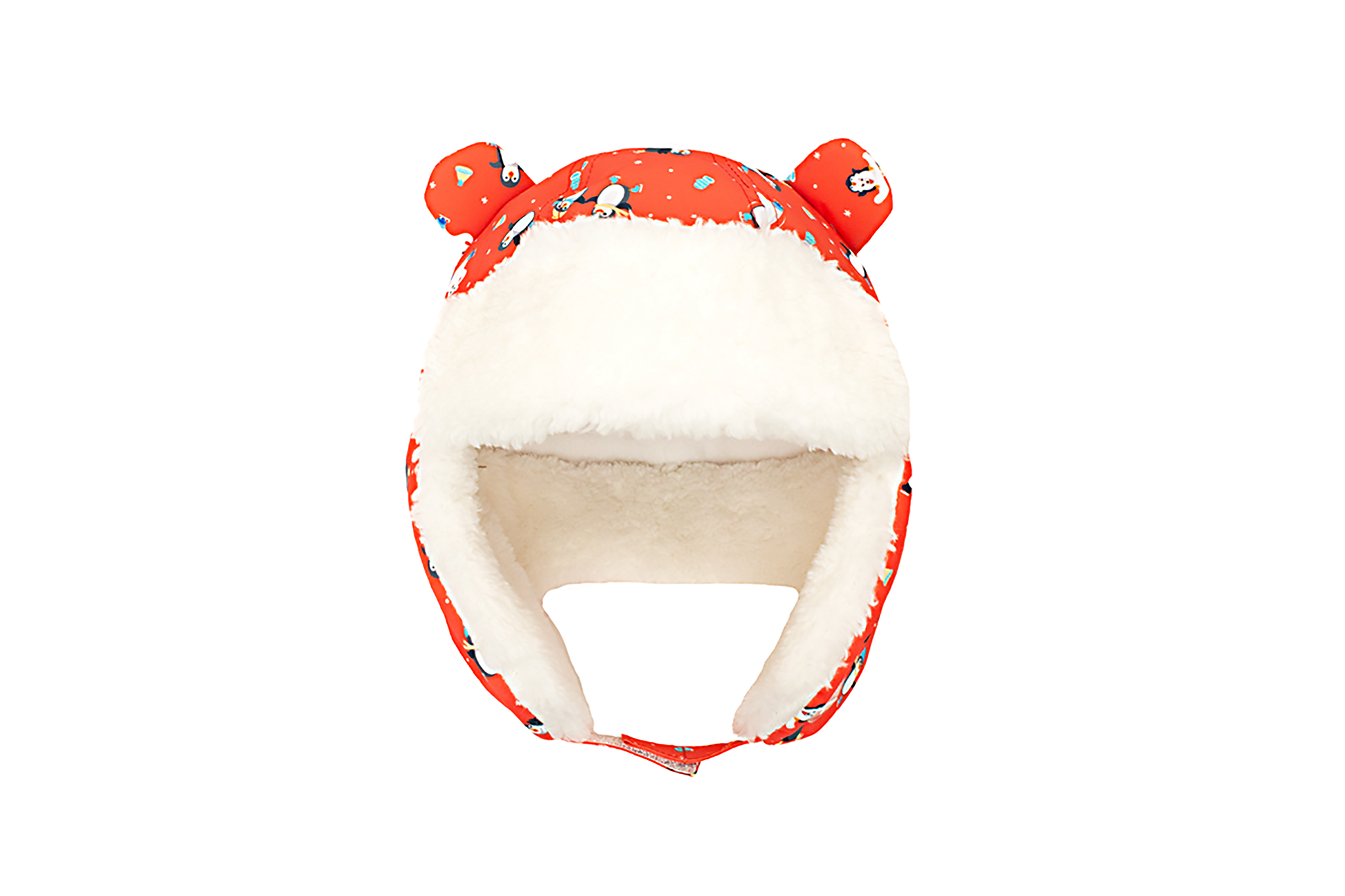 Baby/Kids Water Repellent Trapper Hat - Skating Penguin – FlapJackKids ...